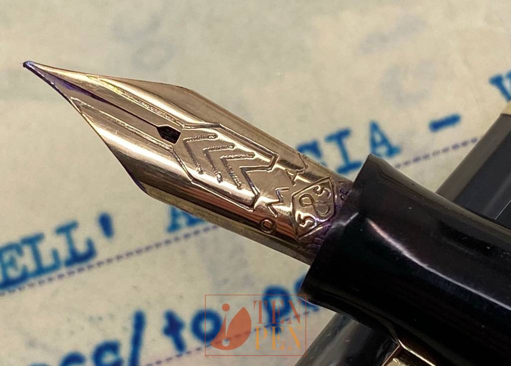 OMAS EXTRA 556/F gray pearl facetted celluloid - superb writer | Tenpen ...