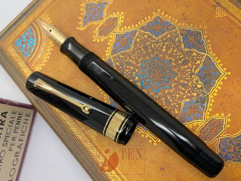 OMAS LUCENS SENIOR SIZE - GREEK KEY CAP BAND | Tenpen - By Letizia Iacopini