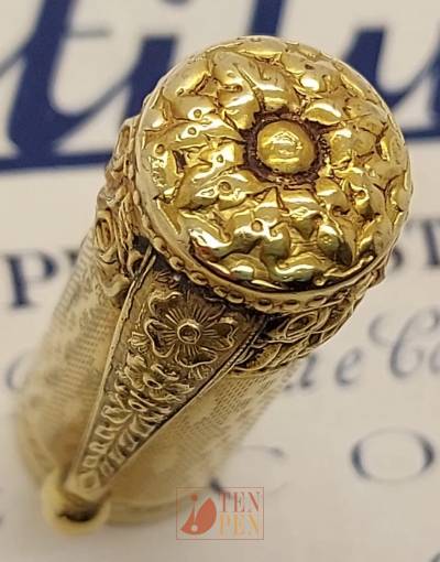 STILUS SAFETY PEN - rolled gold overlay | Tenpen - By Letizia Iacopini